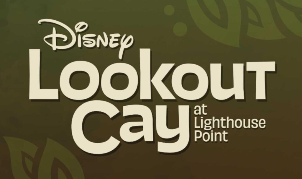Full Map of Disney Lookout Cay at Lighthouse Point - Notes from Neverland