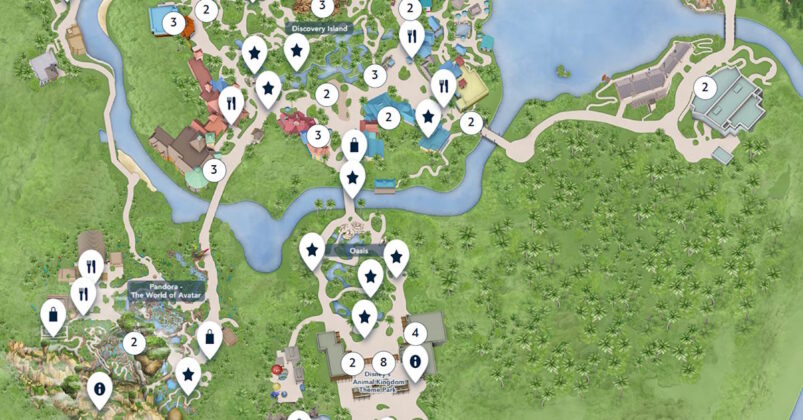 DINOSAUR and DinoLand USA Removed From Animal Kingdom Maps - Notes from ...